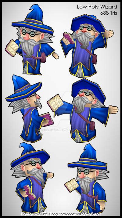 Low Poly Wizard By Treecastle On Deviantart