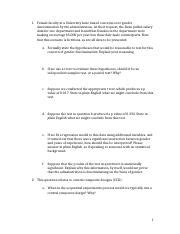 STAT Exam Docx Female Faculty At A University Have Raised Concerns Over Gender