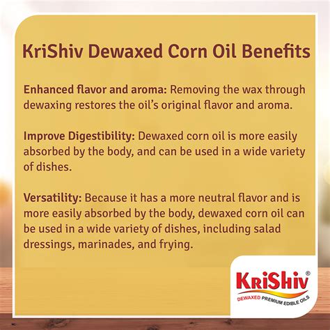 Krishiv Konflow Corn Oil 5 Liter Krishiv Oils Edible Cooking Oil