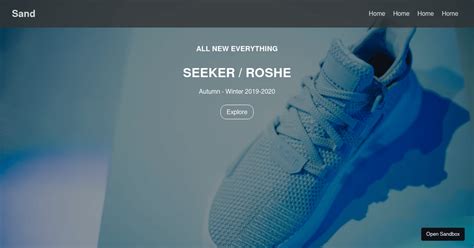 Header Examples Codesandbox