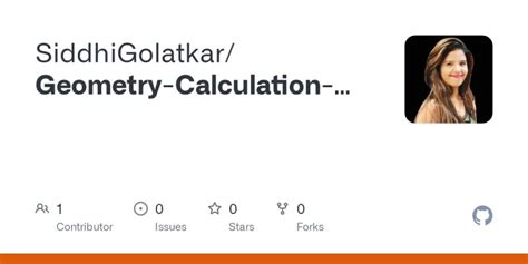 Siddhi Golatkar På Linkedin Github Siddhigolatkargeometry