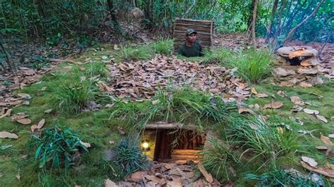 Building Permanent Hidden Underground Shelter To Survive Bushcraft