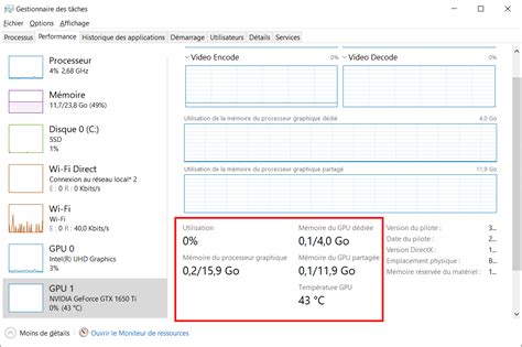 Connaître le modèle de sa carte graphique GPU sur un PC Windows Le