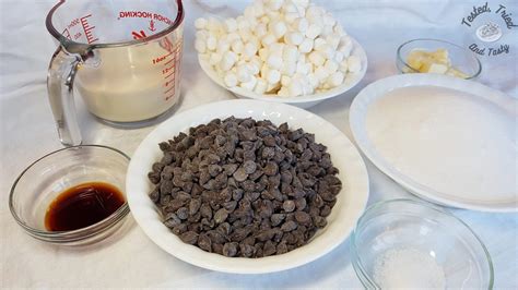 Ingredients For 5 Minute Fudge Recipe