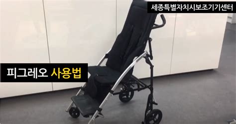 피그레오 휠체어용 유모차 사용법 및 지원사업 안내 보조기기 활용사례