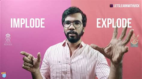 Explode Vs Implode English Through Ipl Medium Lets Learn Ipl2021