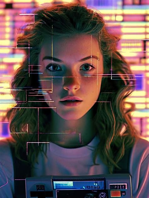 Pixelated Glitch Art Of A Close Up Scene Reminiscent Of A Pl By 李可莹