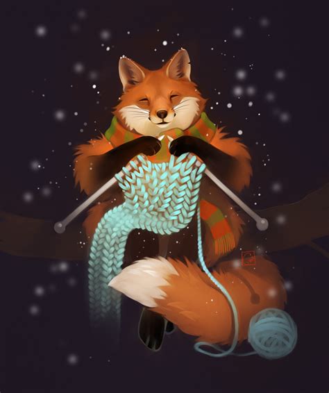 Artstation Fox Alexandra Gaudibuendia Khitrova Fox Artwork Brown