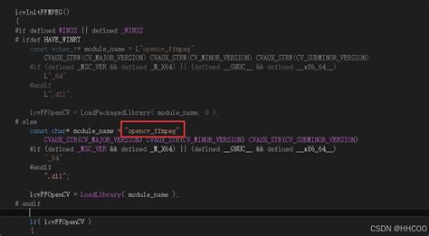 Opencv使用videocapture打开视频时依赖opencvffmpegdll默认必须放到执行目录自定义目录需要重新编译