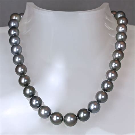 Perfect Tahitian Pearl Necklace David Ashton Fine Jewellery London