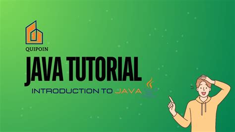 Introduction To Java Ch 01 Java Tutorial Quipoin Youtube