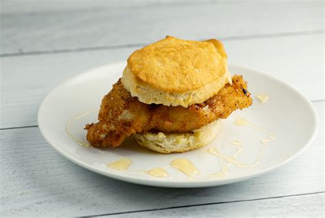 Fried Chicken Honey Biscuits Framed Cooks