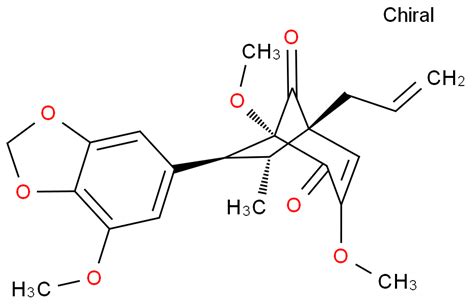 1R 5S 6R 7S 5 Allyl 1 3 Dimethoxy 7 7 Methoxy Benzo 1 3 Dioxol 5 Yl