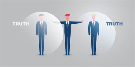 People In Filter Bubbles Intellectual Isolation Concept Stock