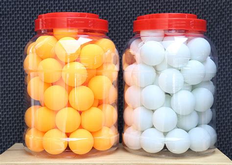 Standard 40mm Table Tennis Balls 60 Pcs Celluloid Material In