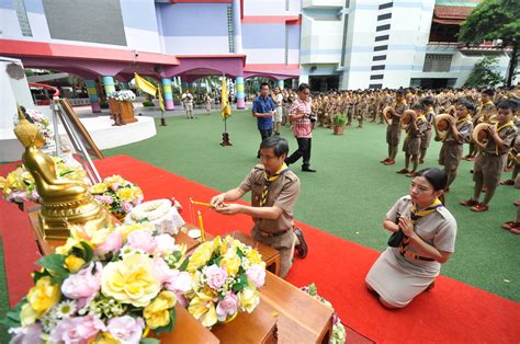 พิธีทบทวนคำปฎิญาณ โรงเรียนสาธิต มศว ประสานมิตร ฝ่ายประถม