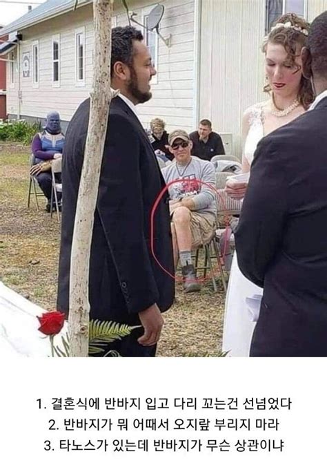 결혼식 하객 복장 논란  유머 움짤 이슈 에펨코리아