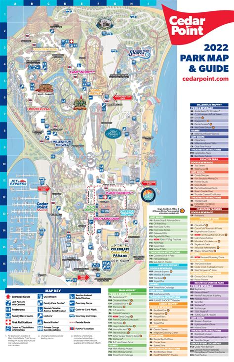 Cedar Point Park Map 2025 — Wikitrend