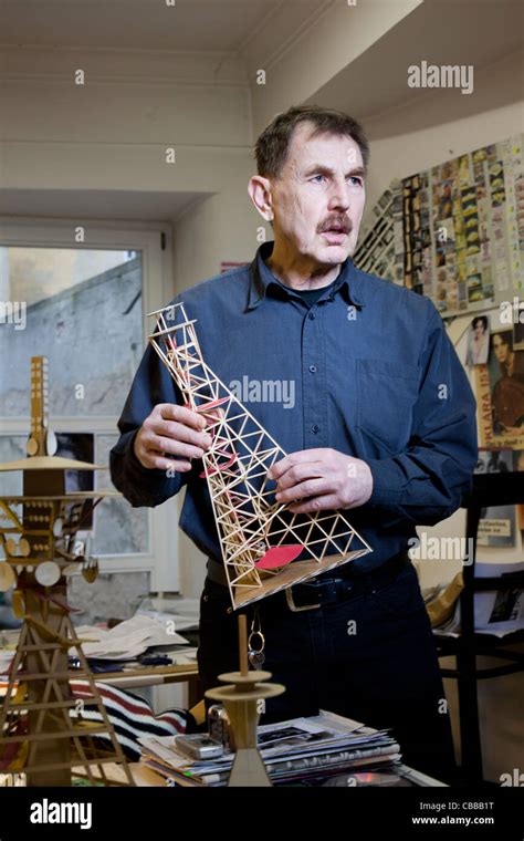 Czech Architect Of Croatian Origin Vlado Milunic Poses With