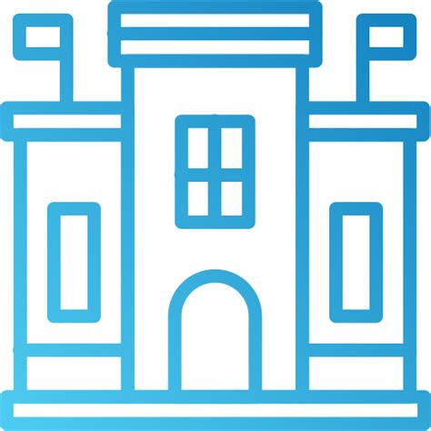 Embassy Generic Gradient Outline Icon Freepik