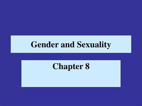 Ppt Gender And Sexuality Powerpoint Presentation Free Download Id