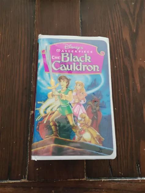 Walt Disneys Masterpiece The Black Cauldron Vhs 1998 White