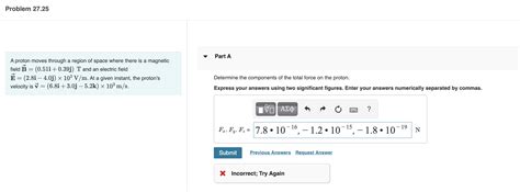 Solved A Proton Moves Through A Region Of Space Where There Chegg Com