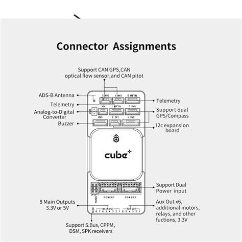 Pixhawk Cube Plus Orange With Adsb Carrier Board Kit