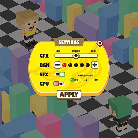 รูปแอปพลิเคชันเมนูเกม Ui แอพมือถือ แอปพลิเคชันสำหรับเด็ก เวกเตอร์ Png