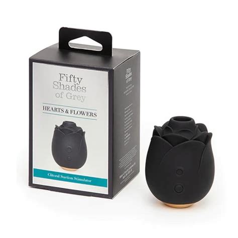 Fifty Shades Of Grey Hearts And Flowers Rose Suction Clit Stimulator Sex