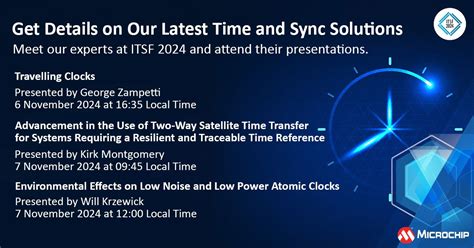 Microchip Technology Inc On Linkedin Itsf2024 Timing Synchronization