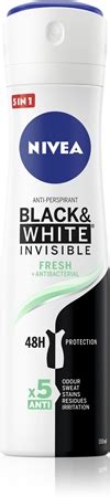 NIVEA Invisible Black White Fresh Spray Anti Transpirant Pour Femme