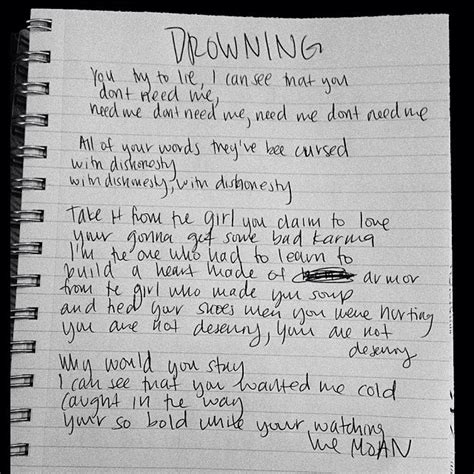 Banks Drowning Lyrics Genius Lyrics