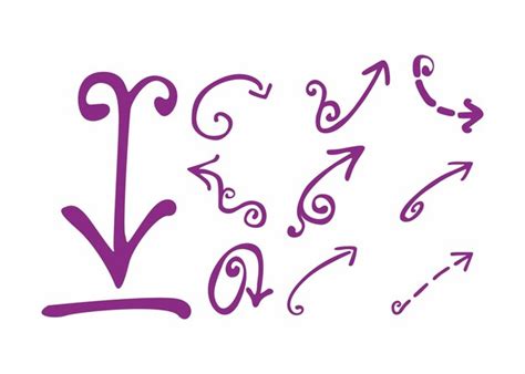 Premium Vector Set Of Pointing Arrow Vector