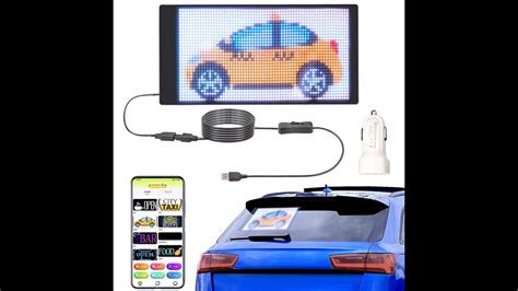 Flexible Led Sign Programmable Scrolling Message Display Board Youtube