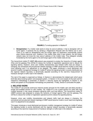 Performance Of Various Mobile IP Protocols And Security Considerations