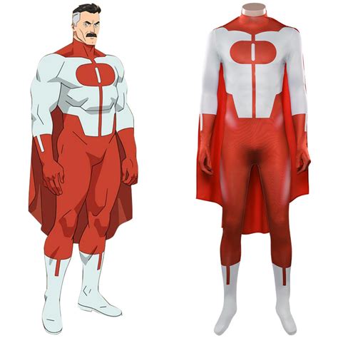 Invincible Omni Man Nolan Cosplay Costume Jumpsuit Outfits Halloween