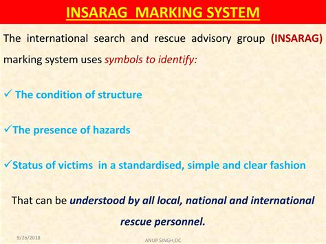 Insarag Marking Pptx