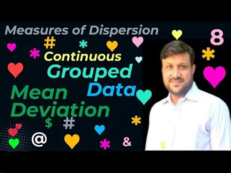 Mean Deviation Average Deviation By Using Continuous Grouped Data