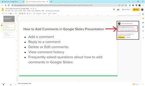 How To Add A Comment On Google Slides In 6 Easy Steps