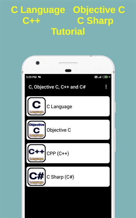 C C And C Sharp Tutorial App On Amazon Appstore