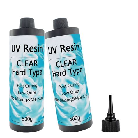Resistant Epoxy Uv Resin 500gbottle Customizable Label Art Resin For