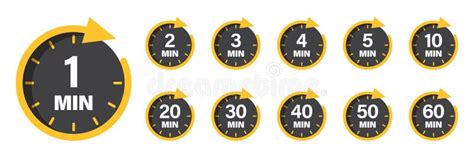 Minite Stock Illustrations 7 Minite Stock Illustrations Vectors