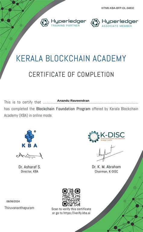 Anandu Raveendran On Linkedin Keralablockchainacademy Duk