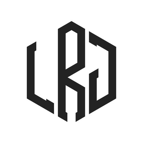 Premium Vector Lrj Logo Design Initial Letter Lrj Monogram Logo Using