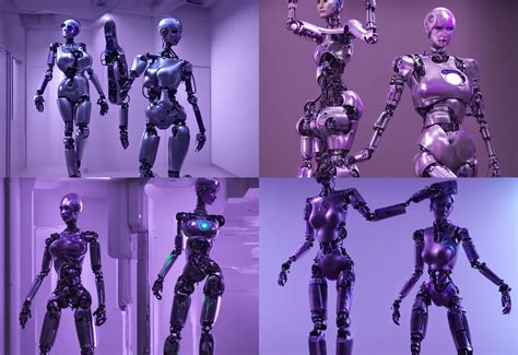 Concept Art Female Cyborg Body Robot In Extreamly Stable Diffusion