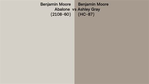Benjamin Moore Abalone Vs Ashley Gray Side By Side Comparison