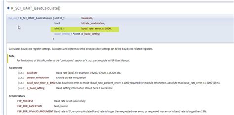 r sci uart baudcalculate error forum ra mcu renesas engineering