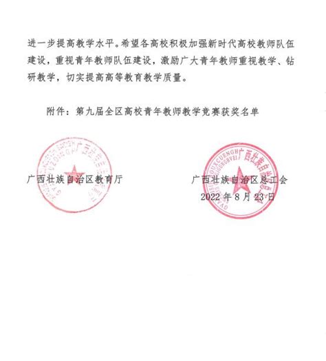 喜报：我校在第九届全区高校青年教师教学竞赛中喜获佳绩 桂林医学院官网