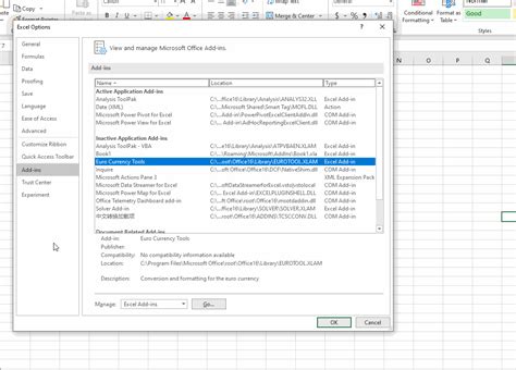 Excel Automation Addin Is Inactive State Microsoft Qanda
